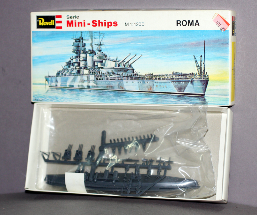 REVELL MODEL KIT # H-2412 ROMA BATTLESHIP MINI SHIPS SERIES 1/1200 | eBay